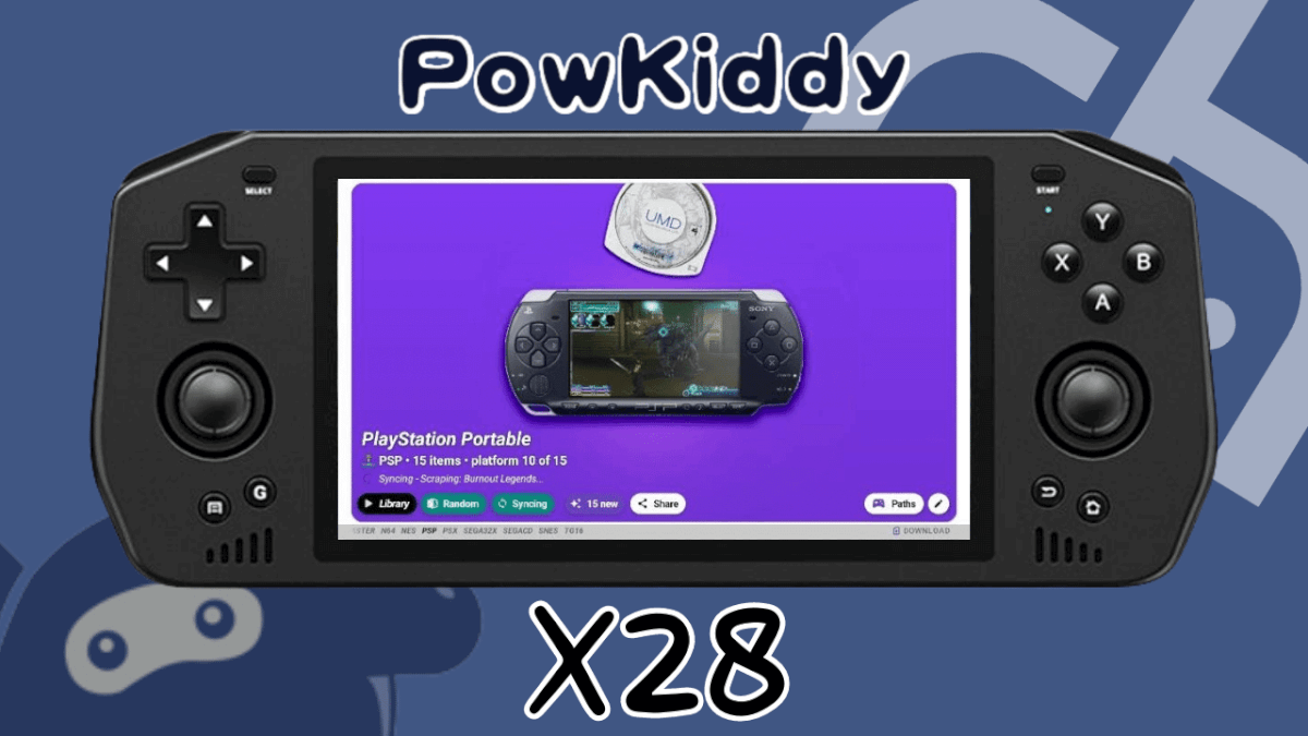 PowKiddy X28: A T618 Android Handheld Focused on Ergonomics - Retro Handhelds