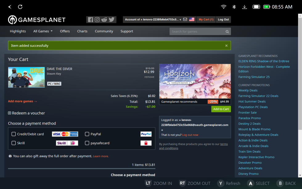 Major Legion Space Update Comes to Lenovo Legion Go - Retro Handhelds