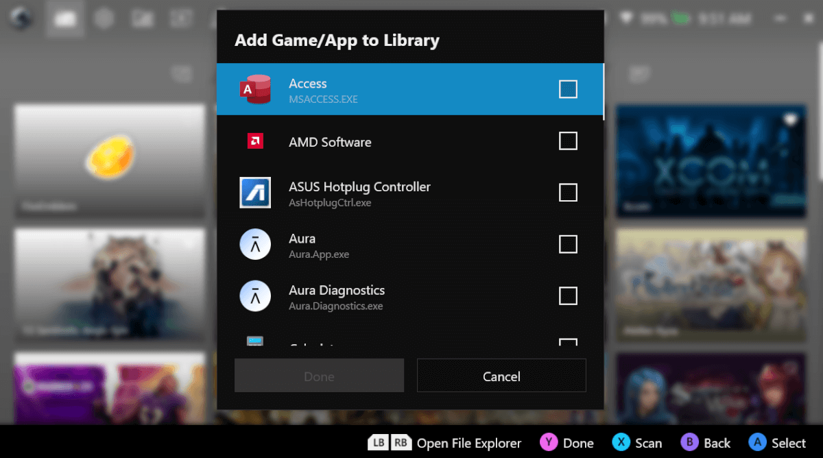 Emulated Games in Armoury Crate! - Retro Handhelds