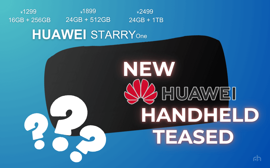 Huawei Starry One Handheld Teased featuring HarmonyOS - Retro Handhelds