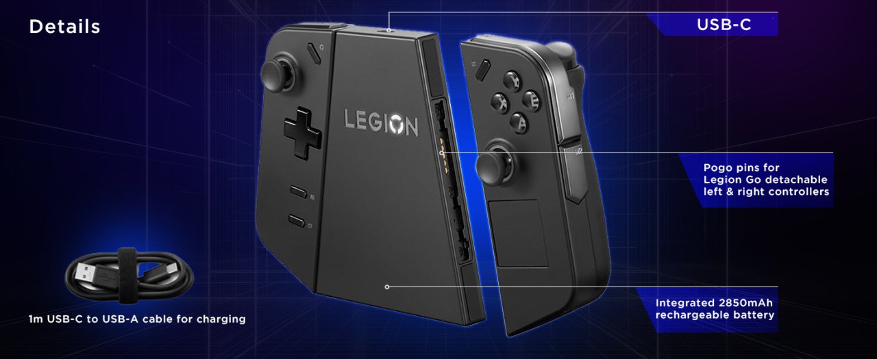 Lenovo Launches Official Legion Go Controller Charging Grip - Retro ...