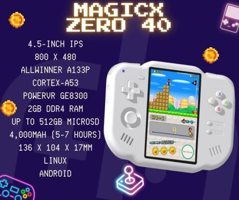 MagicX Zero40 Now On Sale — A Handheld Built for DS Emulation - Retro ...