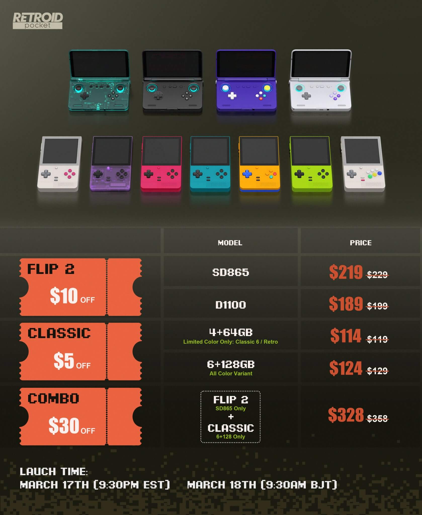 Retroid Pocket Flip 2 and Classic Pricing, Pre-Order Info Revealed ...