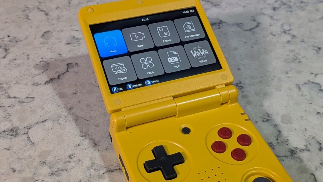 Anbernic RG34XXSP Setup Guide - Retro Handhelds