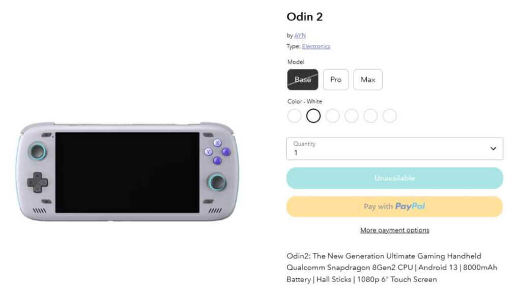AYN Odin 2 Goes Out of Stock; Is the Odin 3 Around the Corner? - Retro Handhelds