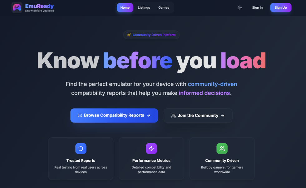 Crowdsourced Emulation Compatibility Tracker EmuReady.com Launches ...