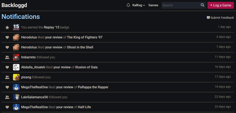 Backloggd: Documenting Your Gaming Experience - Retro Handhelds