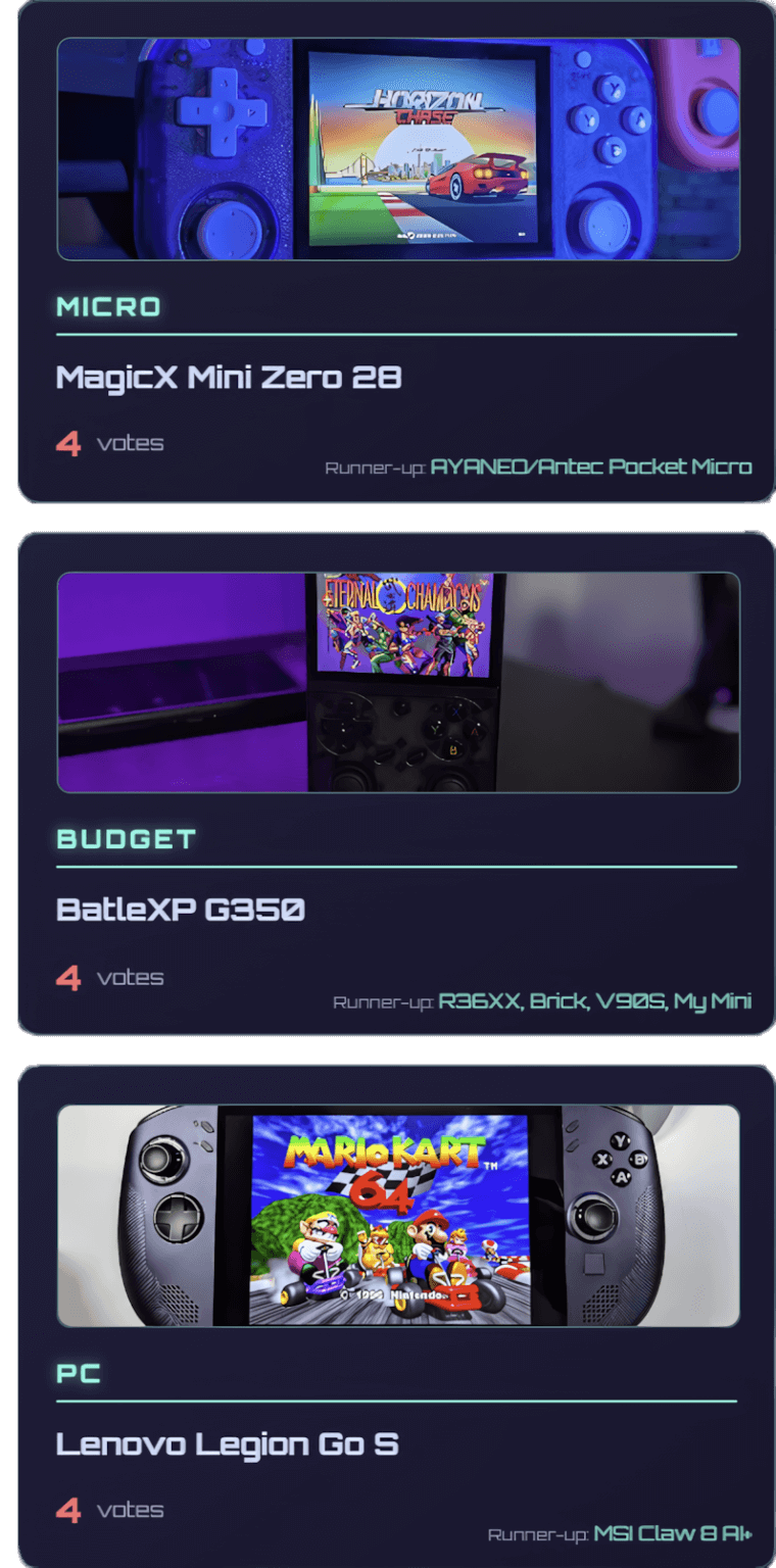 RH Picks: The Best Retro Handhelds So Far in 2025 - Retro Handhelds