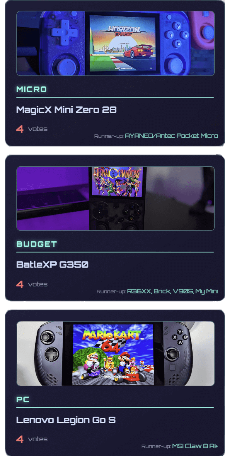 RH Picks: The Best Retro Handhelds So Far in 2025 - Retro Handhelds